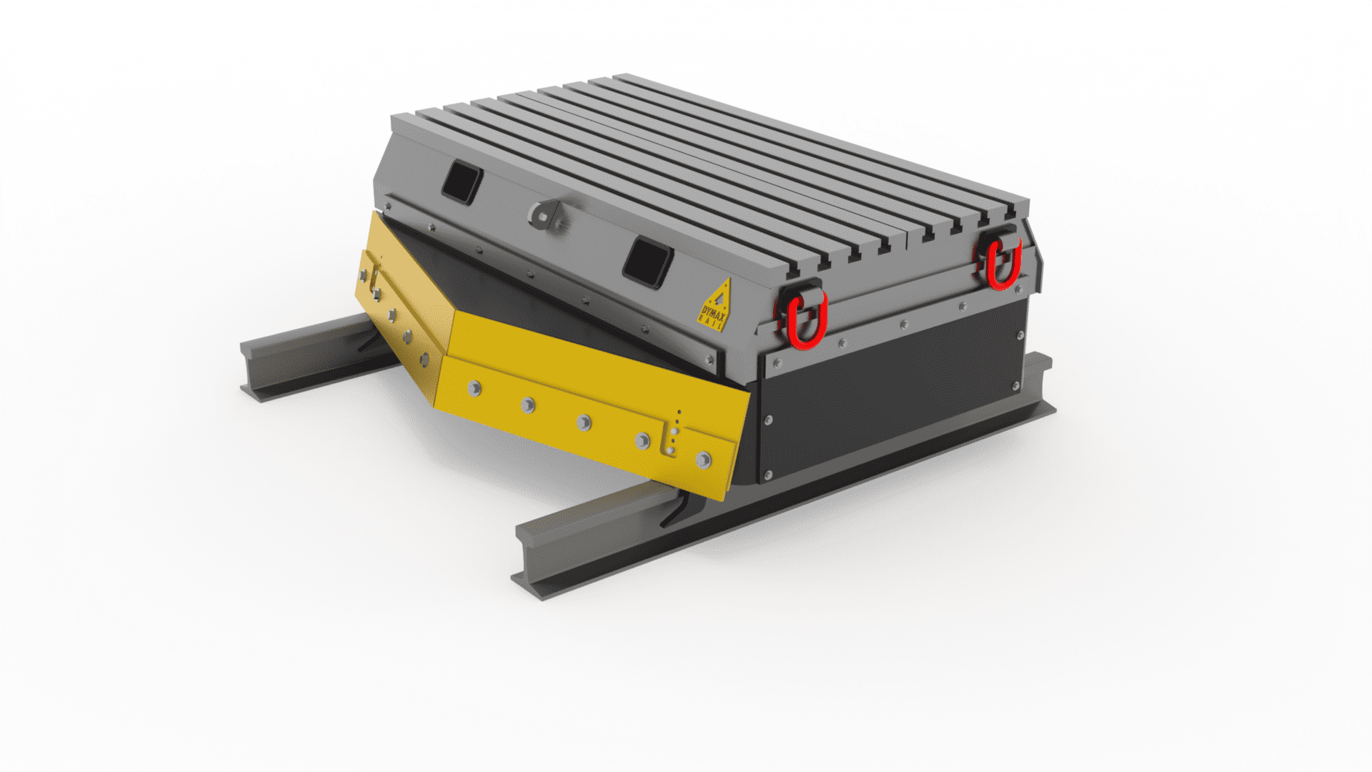 Blast Booth Dolly Cart for Industrial Use | DymaxRail