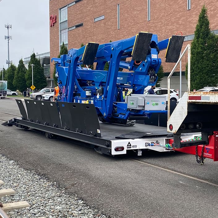 Low Profile Rail Cart Improves Tunnel Access for Maintenance Crew