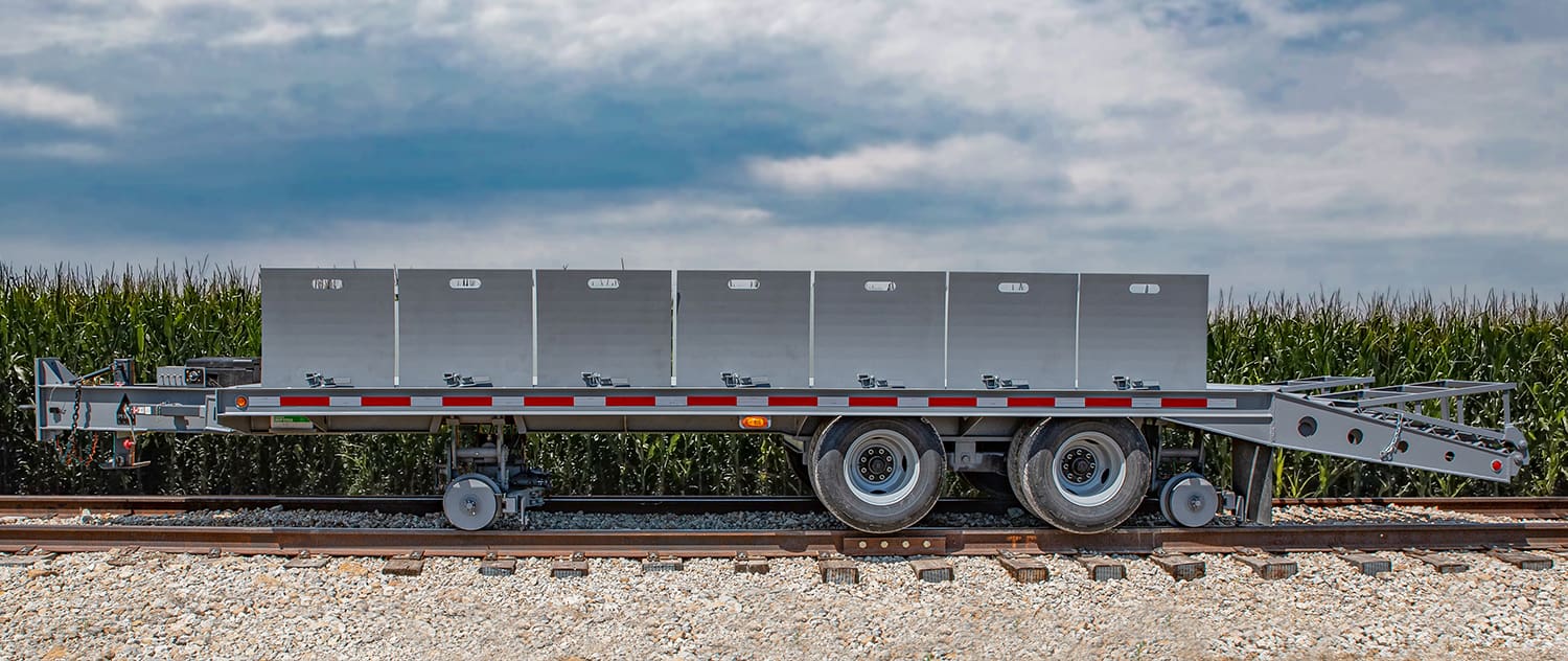 RoadRail Tag Trailer | Equipment Transport Solution - DymaxRail
