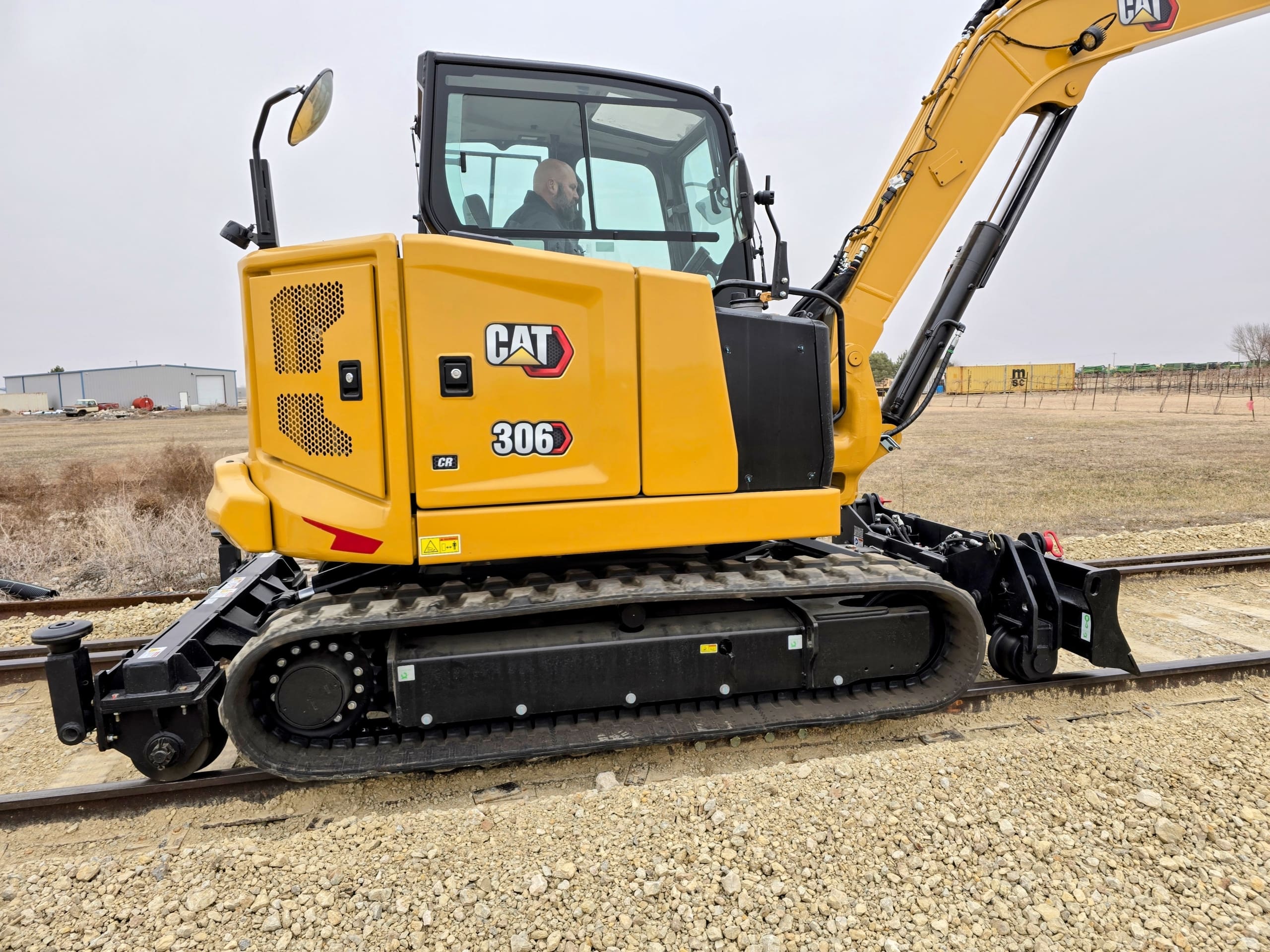 Compact Excavator Hi Rail Attachment - 2 Way Drive | DymaxRail