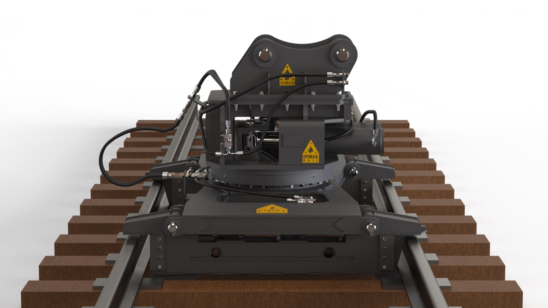 Railway Track Panel Handler - Excavator Attachment | DymaxRail